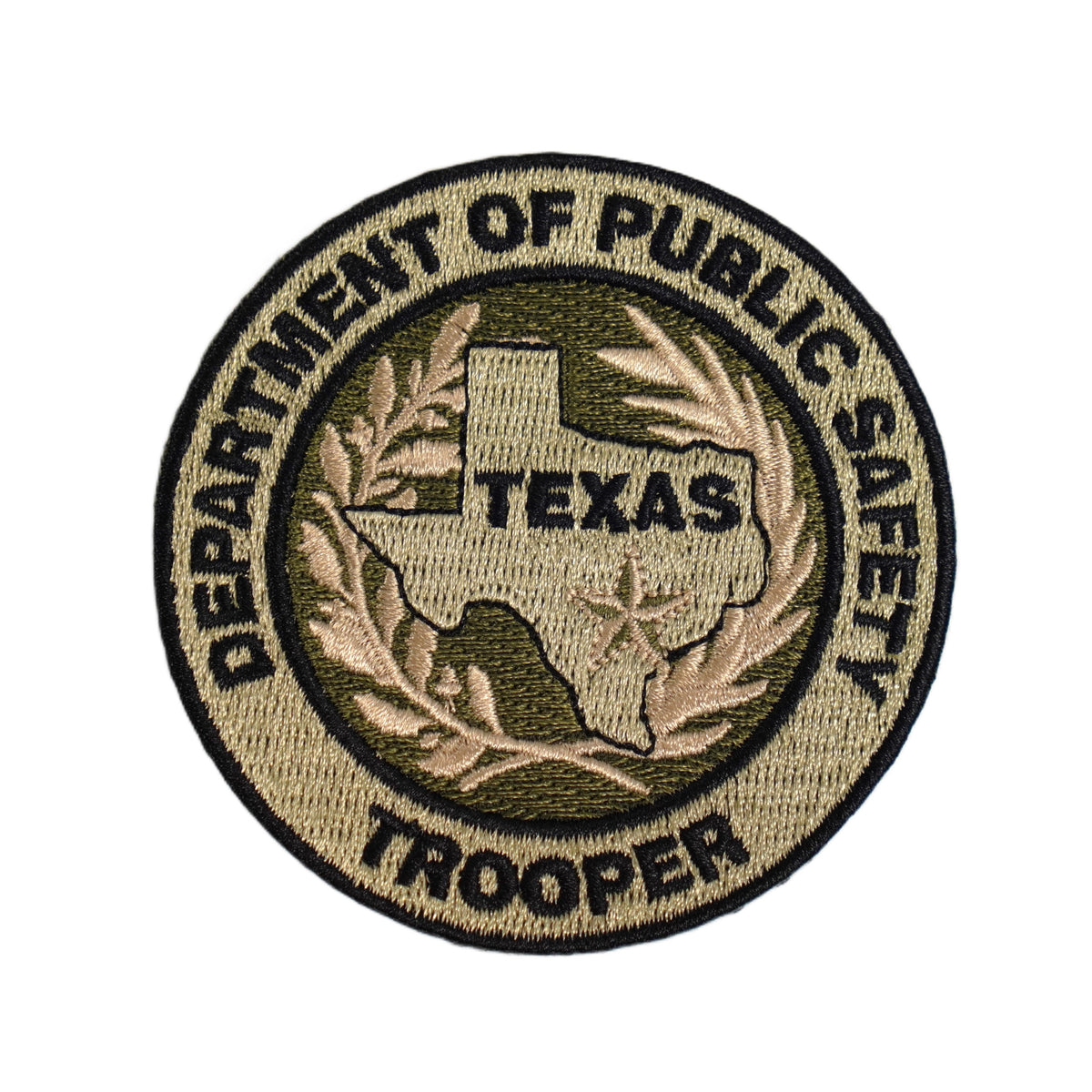 Trooper Green Badge Patch – Texas DPSOA Online Store