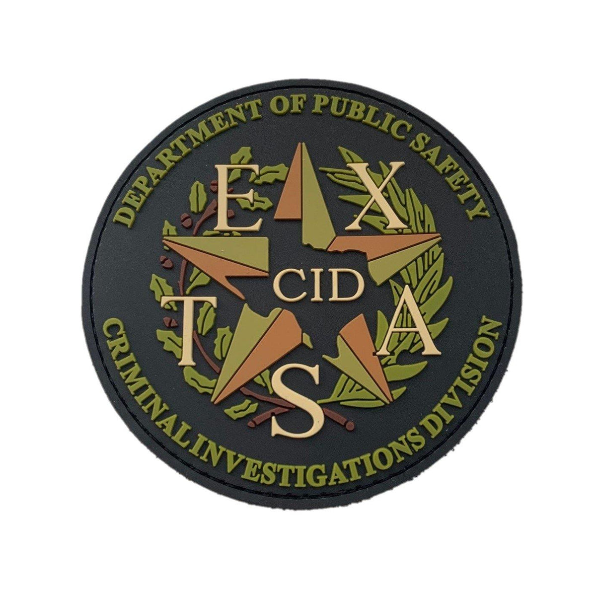 CID Seal PVC Tactical Patch – Texas DPSOA Online Store