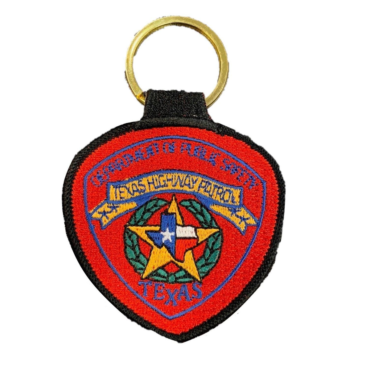 THP Red Patch Keychain – Texas DPSOA Online Store